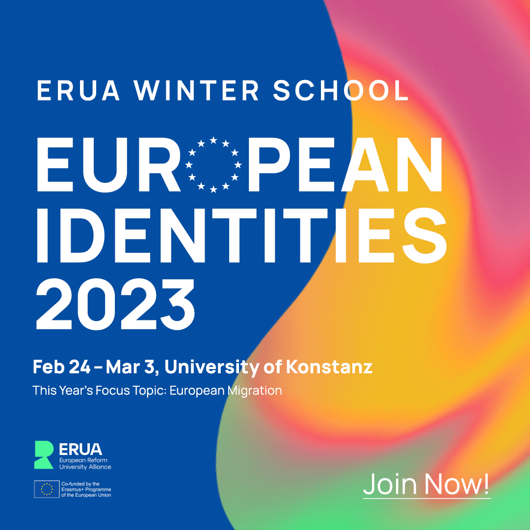 Winter School “European Identities” 2023 Focus Topic: Migration - ERUA