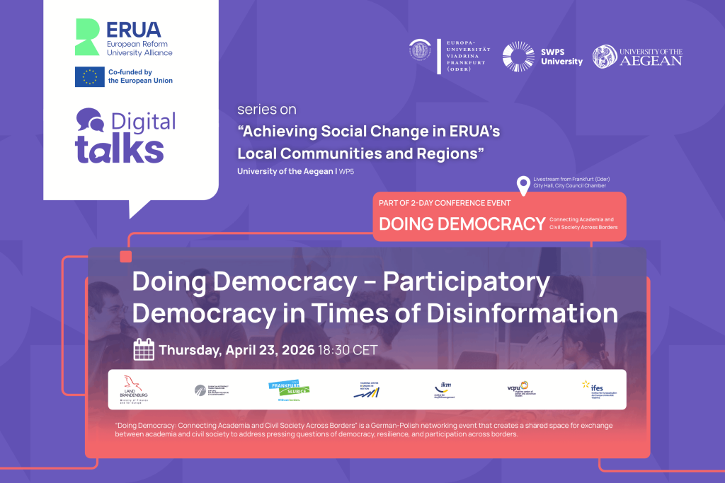 Doing Democracy dialogues: DigiTalk on Participatory Democracy in Times ...